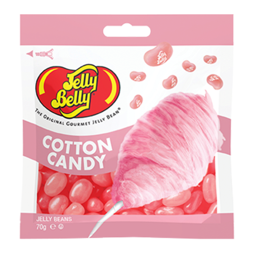 Jelly Belly Cotton Candy 70g (12uds) – Distribucion Americanmarket
