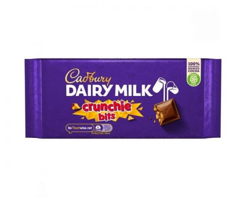 Cadbury Dairy Milk Crunchie 180g (16 uds) – Distribucion Americanmarket