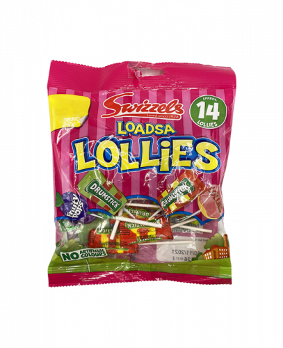 Swizzels Loadsa Lollies 135g (12 uds) precio marcado – Distribucion ...